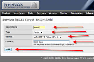 Configurare FreeNAS Come IScsi Target