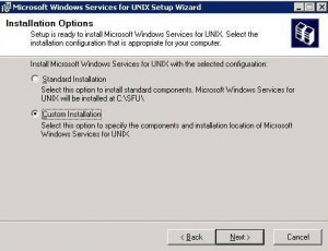 Installare Windows Service For Unix Su Windows 2003 Server