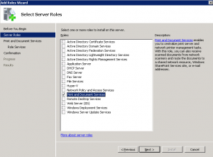 Configurare Un Print Server Su Microsoft Windows 2008 Server R2