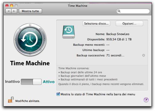 Mac OS X E Time Machine, Il Backup Visto Da Apple
