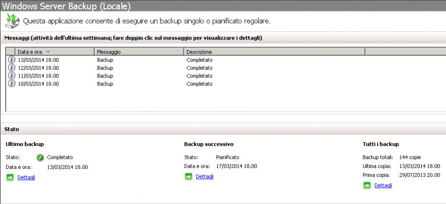 Cancellare Il Catalogo Di Windows Server Backup Con Windows Server 2008 R2