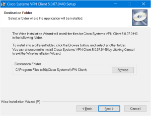Error 27850 Installazione Cisco VPN Client Su PC Con Windows 10