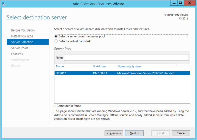 Installazione E Configurazione Di Un Domain Controller In Windows Server 2012 R2