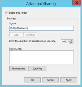 Configurare Il Folder Redirection In Windows Server 2012 R2