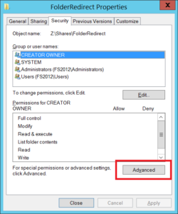 Configurare Il Folder Redirection In Windows Server 2012 R2