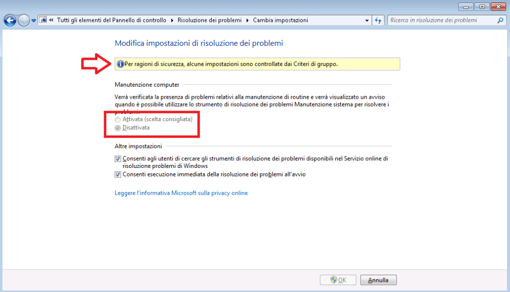 Disattivare La Manutenzione Computer In Windows 7 Tramite Le Group ...