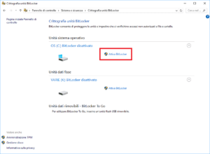 Attivare E Utilizzare Il BitLocker Drive Encryption In Windows 10 ...