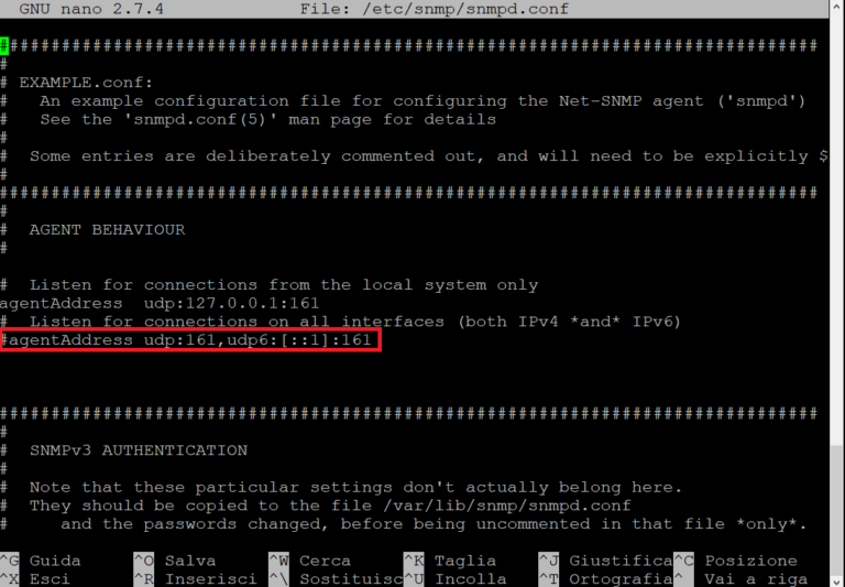 Installazione E Configurazione Del Demone SNMP Su Raspberry Pi Per Il Monitoraggio