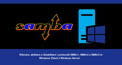 Rilevare, Abilitare E Disabilitare I Protocolli SMBv1, SMBv2 E SMBv3 In Windows Client E Windows ...