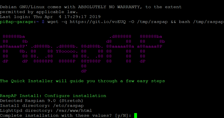 Configurazione Del Raspberry Pi 3 Come Access Point Utilizzando Raspap