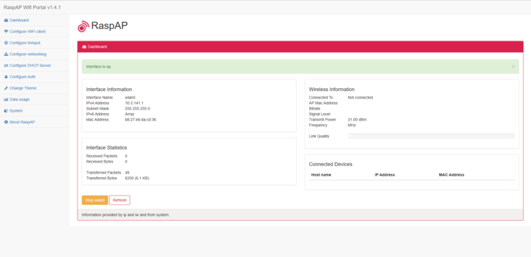 Configurazione Del Raspberry Pi 3 Come Access Point Utilizzando Raspap