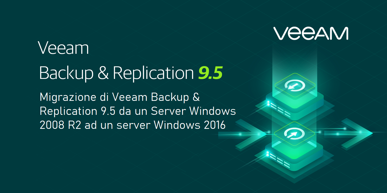Migrazione Di Veeam Backup & Replication 9.5 Da Un Server Windows 2008 R2 Ad Un Server Windows ...