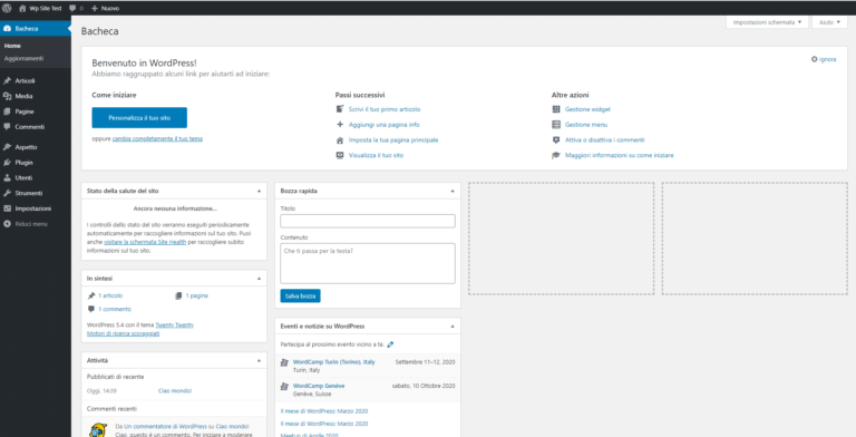 Installazione Di Wordpress Su Ubuntu Server 19.10 Con Nginx, MariaDB E ...