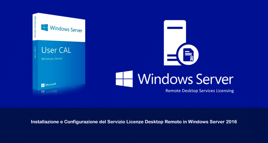 Installazione E Configurazione Del Servizio Licenze Desktop Remoto In ...