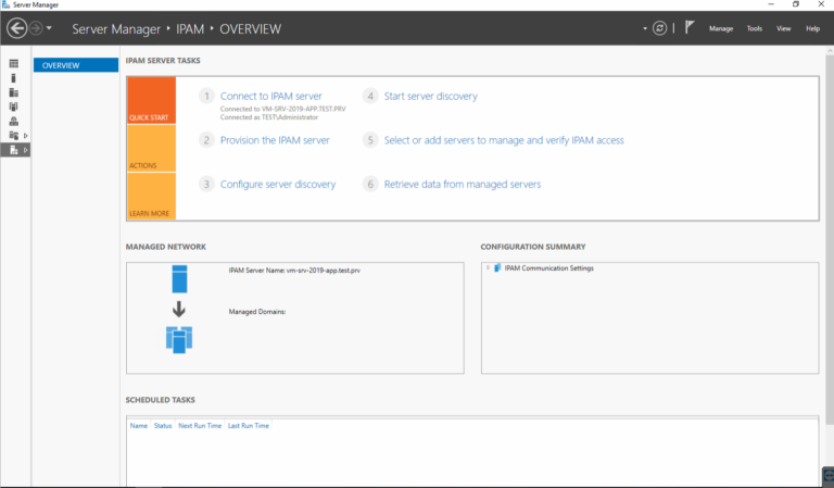 Installazione E Configurazione Base Di IPAM In Windows Server 2019 ...