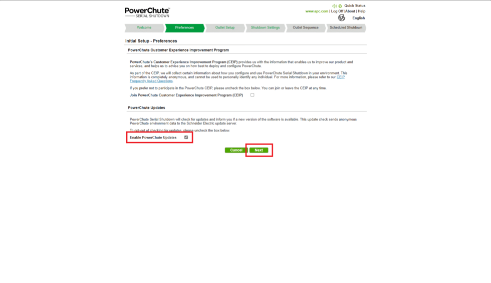 Seleziona Installazione E Configurazione Di PowerChute Serial Shutdown ...