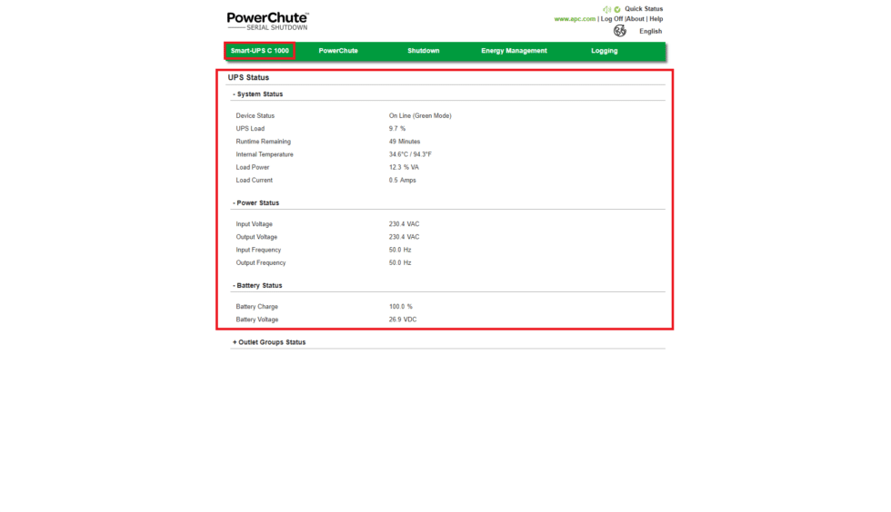 Seleziona Installazione E Configurazione Di PowerChute Serial Shutdown ...