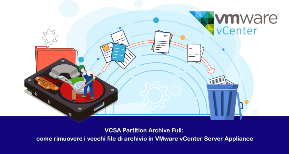 VCSA Partition Archive Full: Come Rimuovere I Vecchi File Di Archivio ...